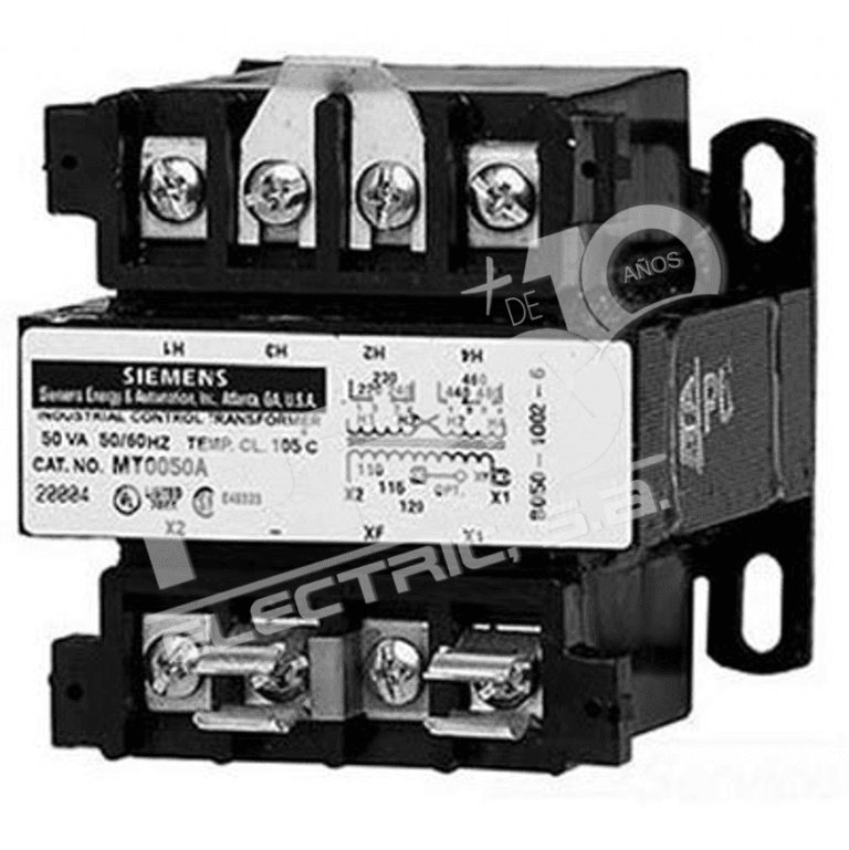 TRANSFORMADOR SECO SIEMENS, CON UL 1 KVA CONFIGURACION DELTA 480 ...